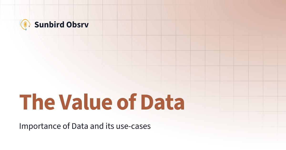 The Value of Data | Sunbird Obsrv